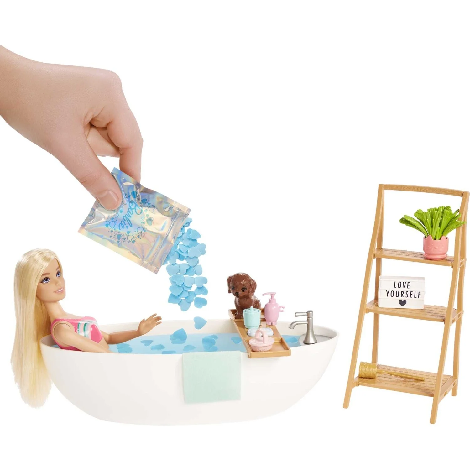 Barbie Wellness - Barbie'nin Spa Günü Oyun Seti, 3 yaş ve üzeri, HKT92 ...